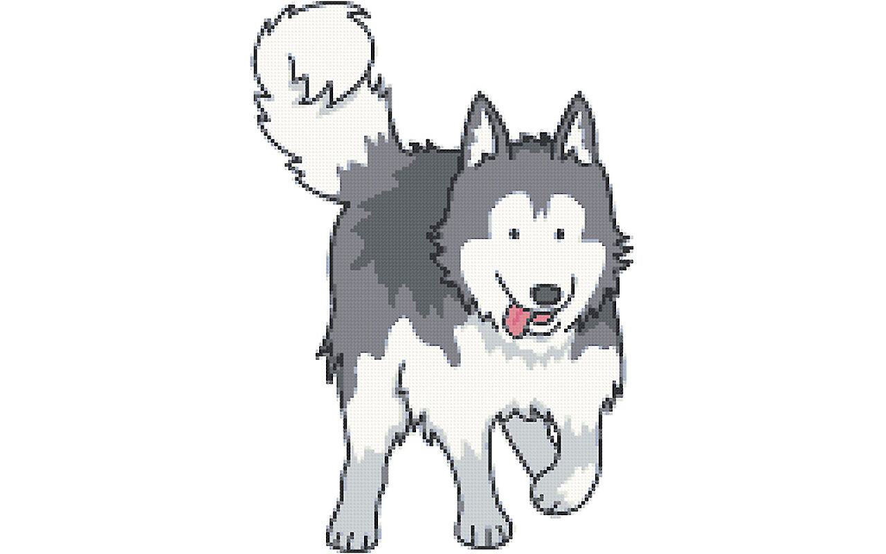 Siberian Husky Diamond Painting Patterns